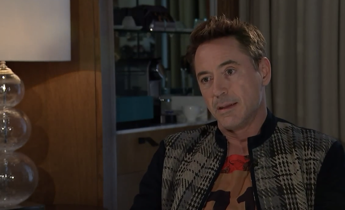 Robert Downey Jr. storms out of interview after drug question: Robert Downey Jr. storms out of interview after drug question: